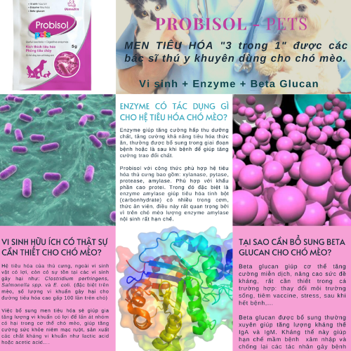 Probisol Pets/5gr (Hộp 50 gói ) -